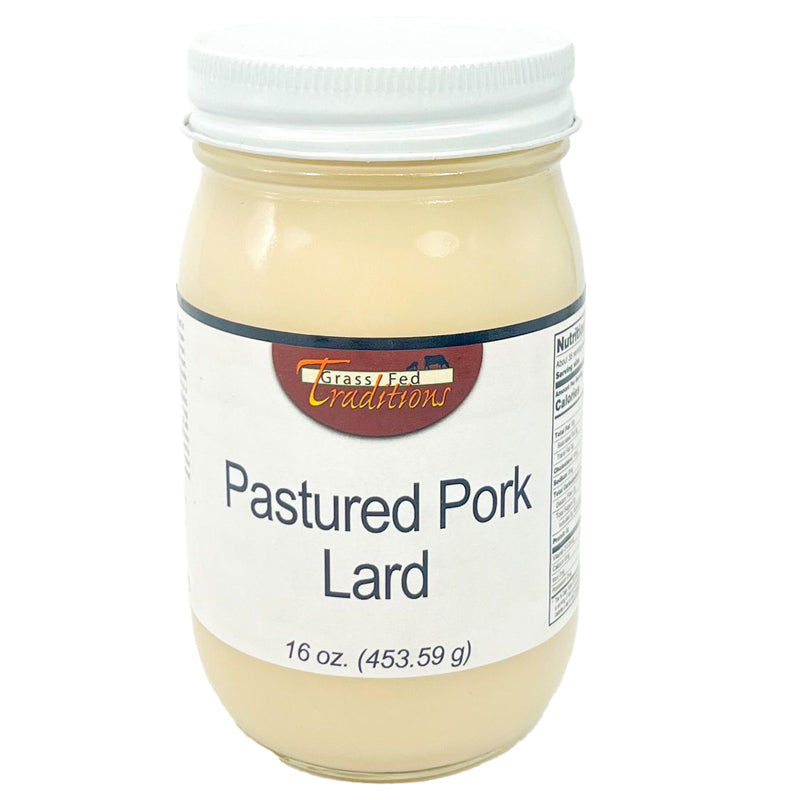 Pastured Pork Lard - 16 oz. (2-jar minimum) – Healthy Traditions