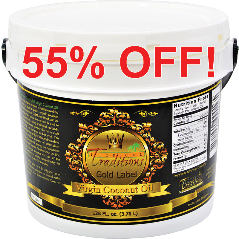 Pure Coconut Oil - 1 gallon – Healthy Traditions