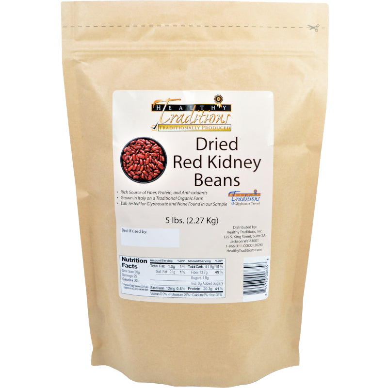 Red Kidney Beans – 5 lbs. – Healthy Traditions